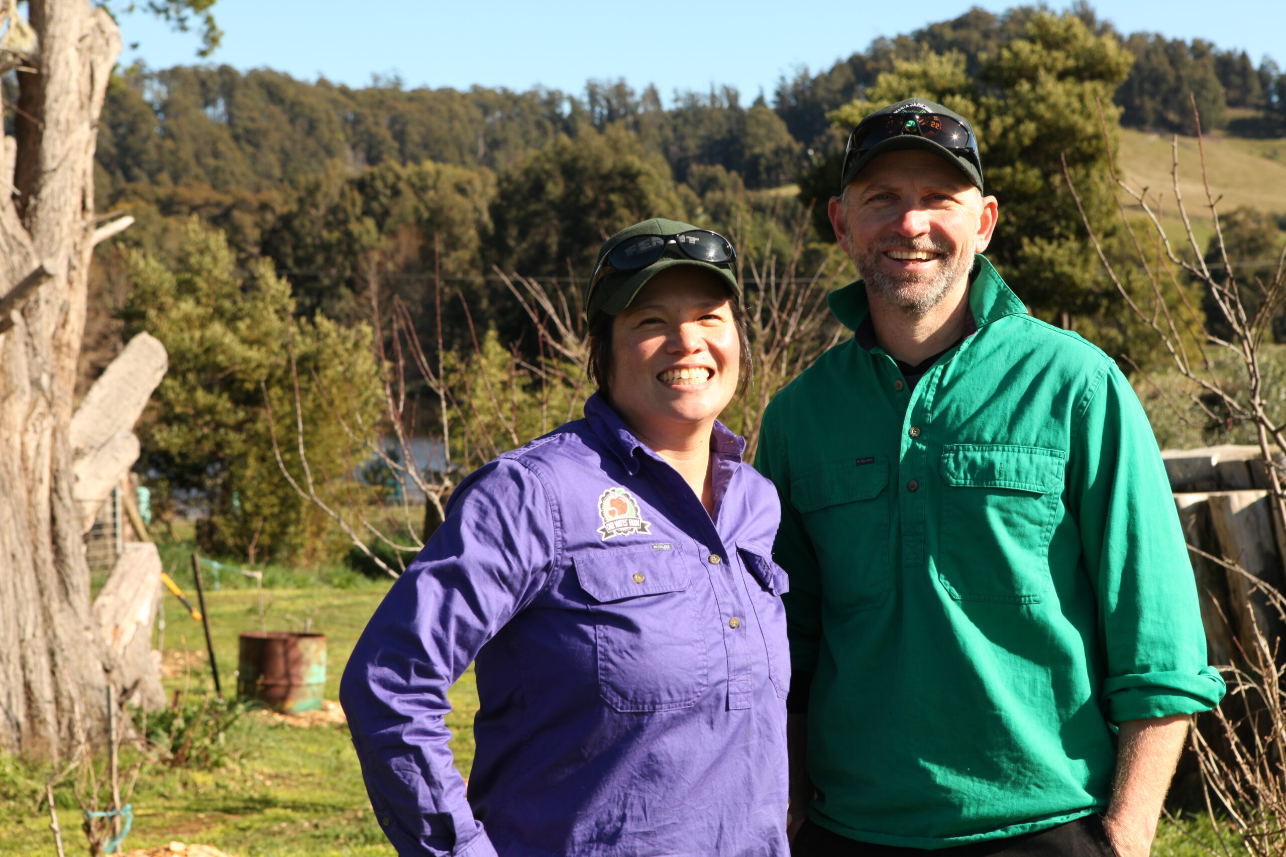 2021 Winners: Coreen Ung & Matt Tack of Our Mates' farm - Sprout Tasmania