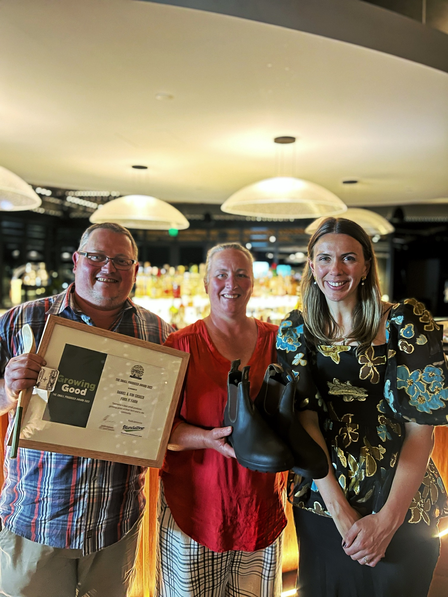 2022 Winners: KIM & DAN CROKER of FORK IT FARM - Sprout Tasmania